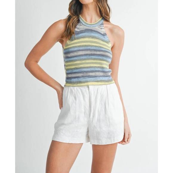 Mable | Tops | New Mable Chanette Sleeveless Knit Tank In Yellow | Poshmark